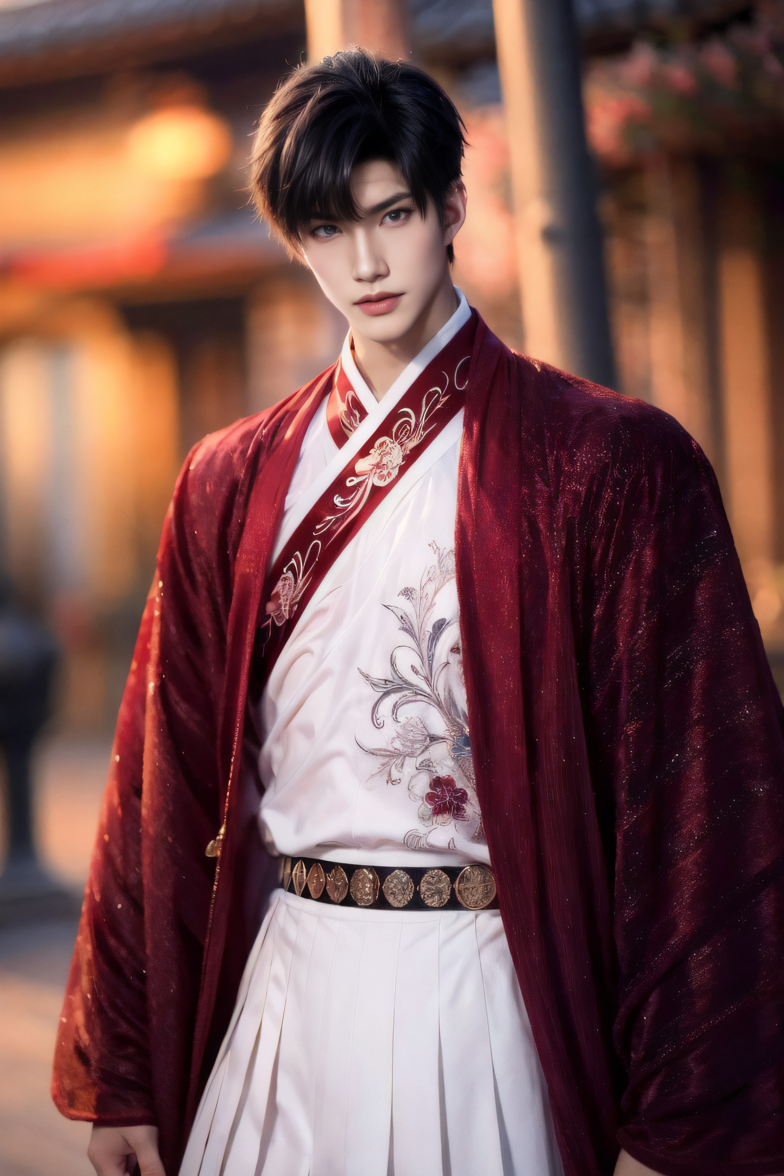 Sexual Display Of Beautiful Man In Ancient Costume During Wedding